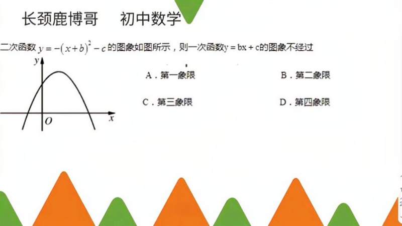 初三数学,二次函数的图像有这么多信息?很多人丢分,你值得来学
