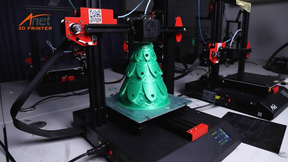 爱能特3D打印机ET4打印圣诞树 #玩转3d打印