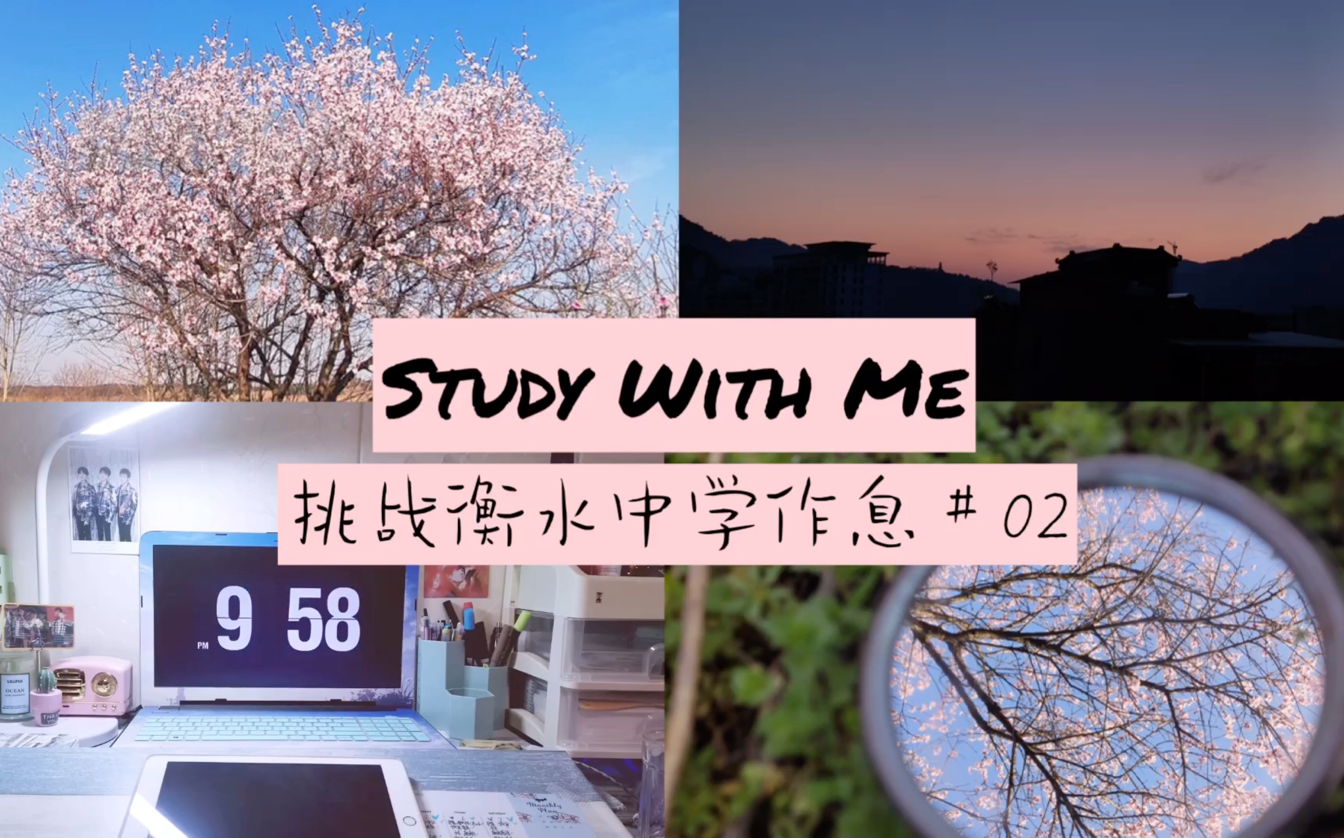 Study With Me|挑战衡水中学作息时间的第二天|奥利给!