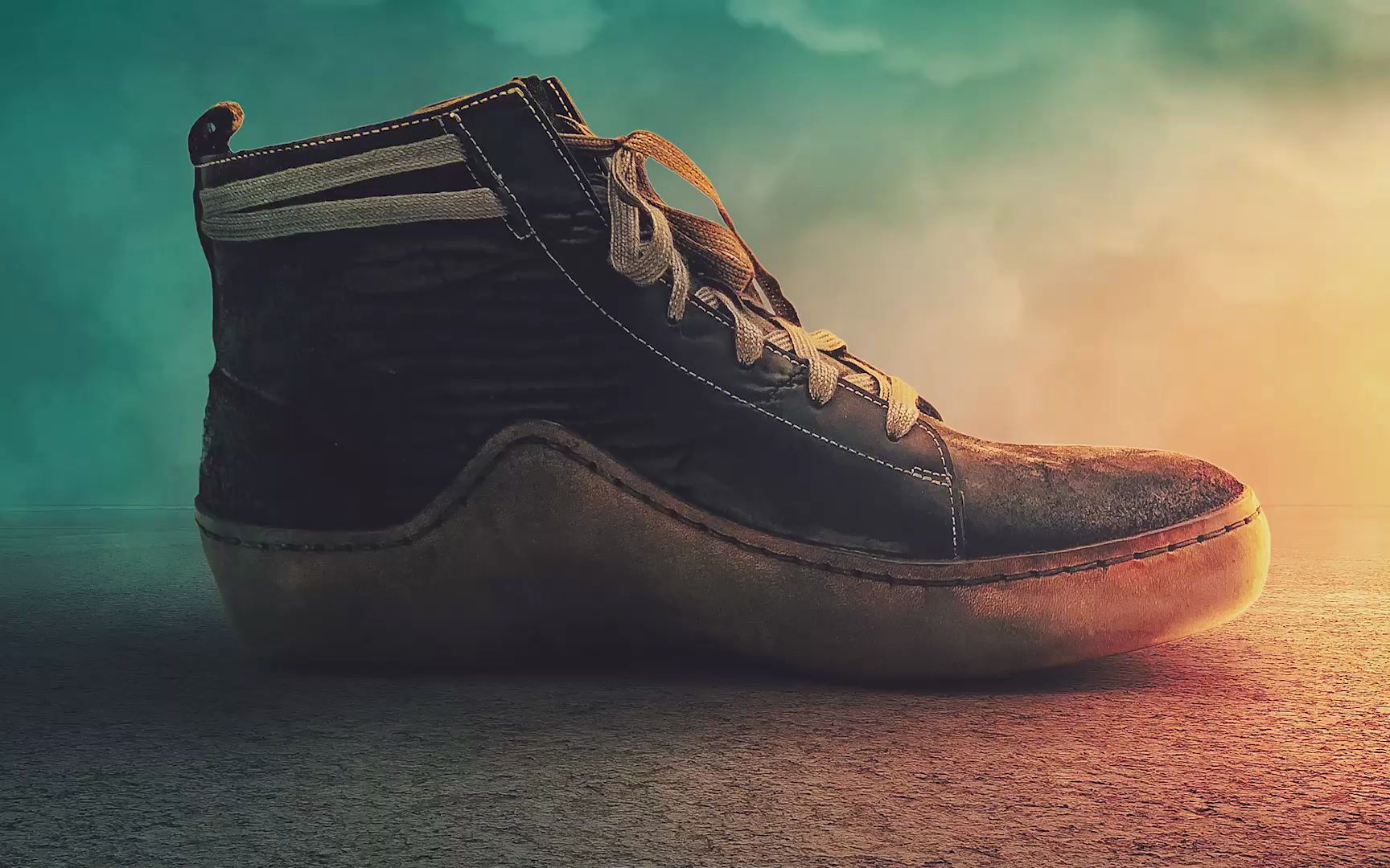 【 photoshop教程】鞋子合成