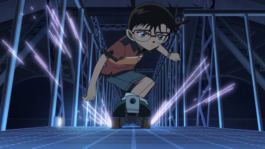 载具黑科技!名侦探柯南剧场版逆天滑板使用片段集锦!