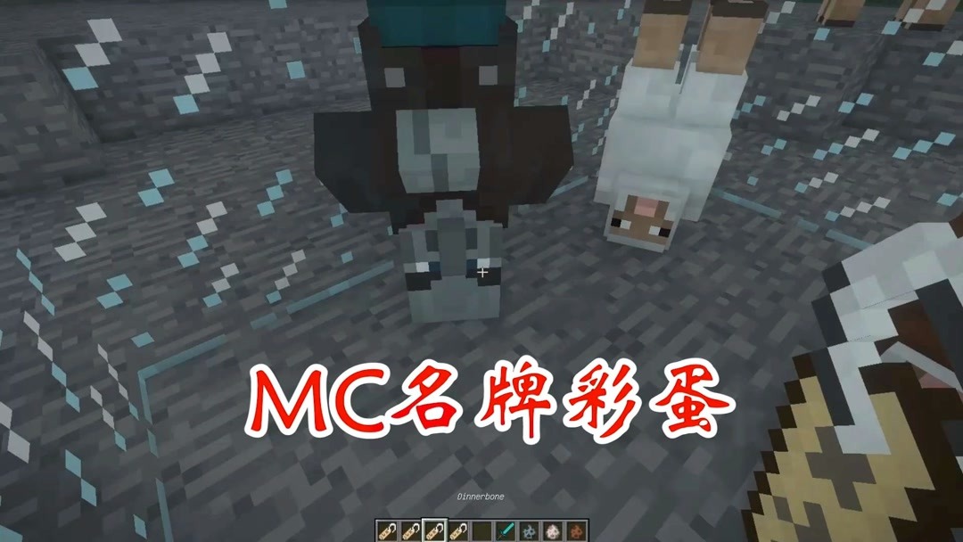 我的世界:命名牌也有秘密,它的四个彩蛋你都知道吗