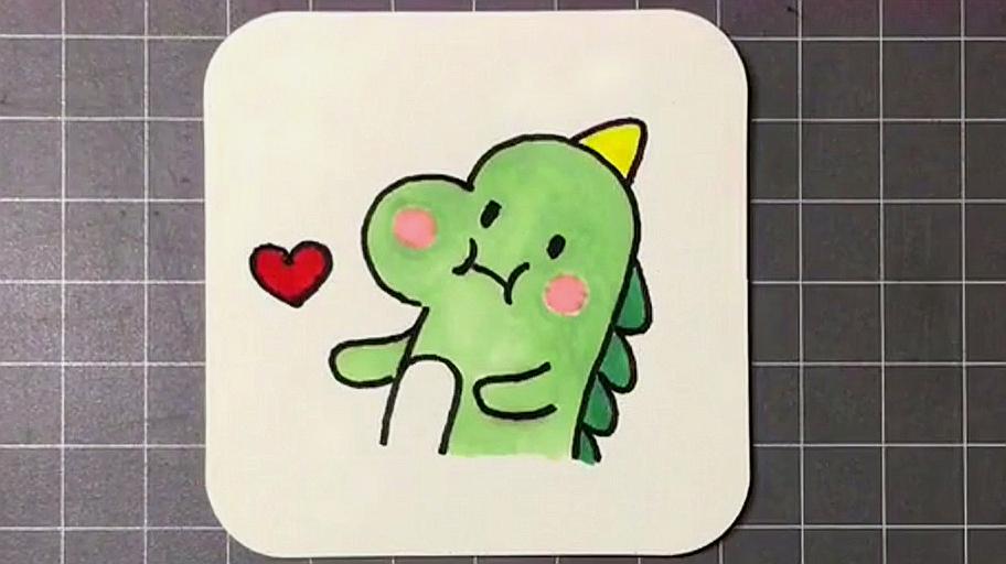 这样子画的简笔画,简单又好看,你学会了吗