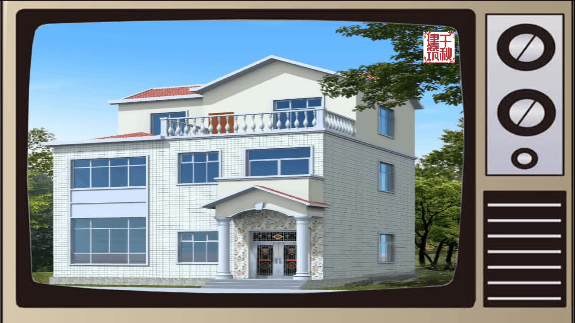 B076 农村建房设计图二层半