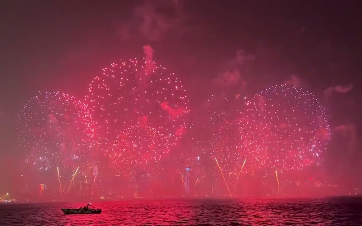 2022卡塔尔世界杯 高清烟花秀“Welcome Qatar”