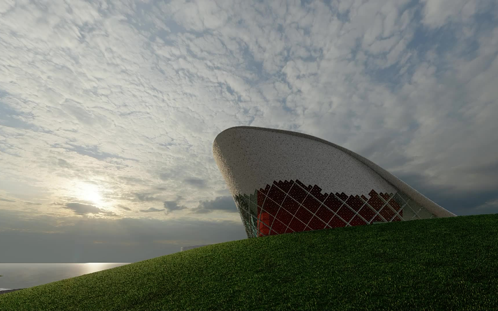 毕设动画丨展馆建筑动画表现