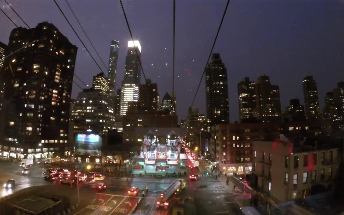 【纽约】夜间的罗斯福岛索道-街拍-BGM by Per-Olov