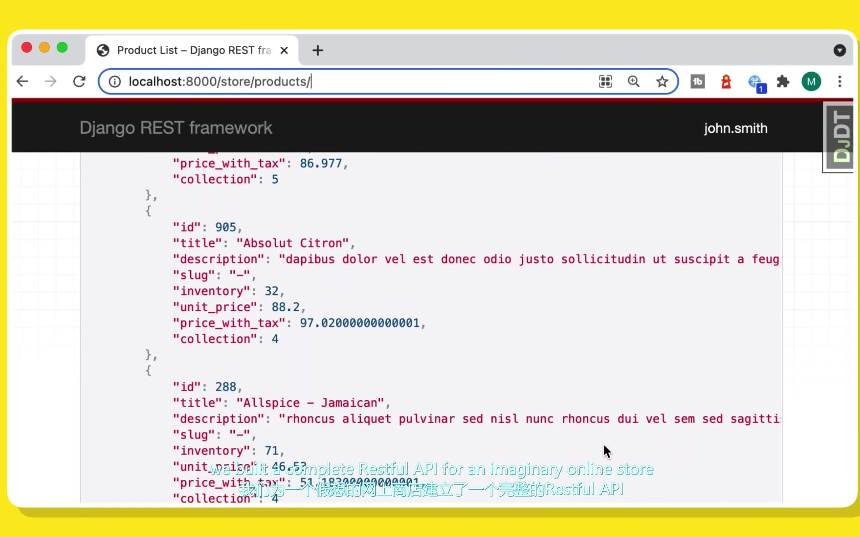 油管百万播放量的Django教程-下