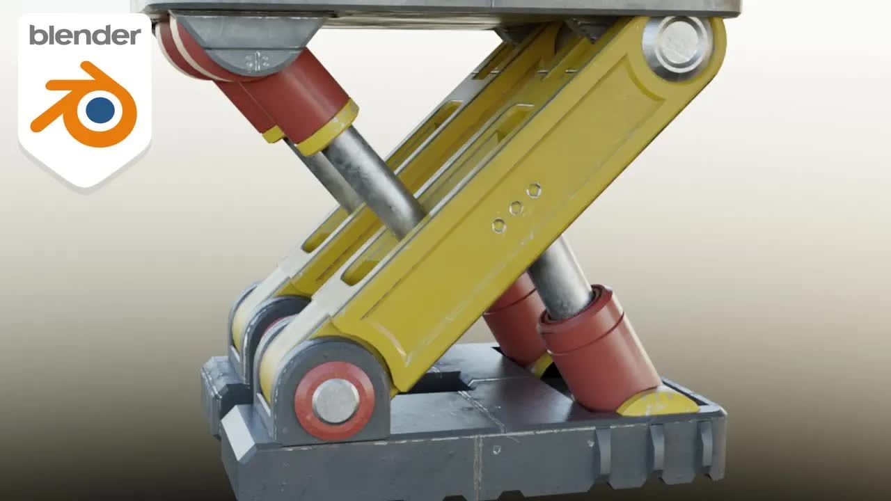 Blender中快速机械骨骼绑定