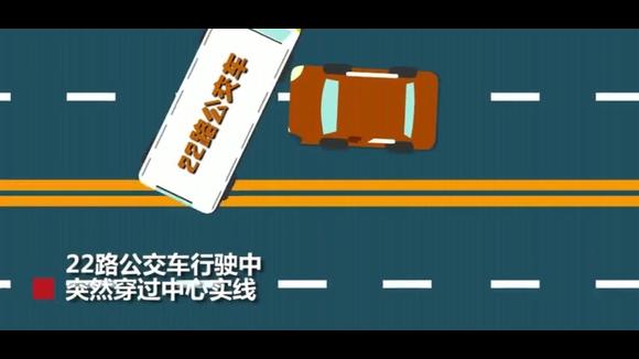 重庆公交载10余人坠江,曾越线与红色轿车相撞,动画还原事故真相