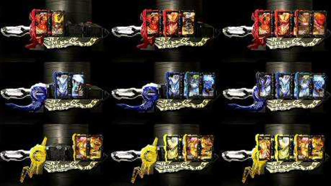 「假面骑士」假面骑士圣刃 三册 梦幻飞龙 梦幻狮子 黄金阿兰基那