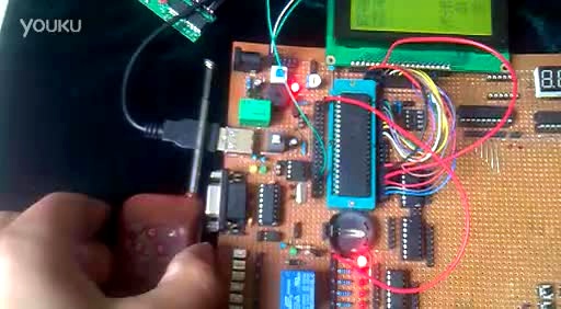 无线遥控计数器加频率计