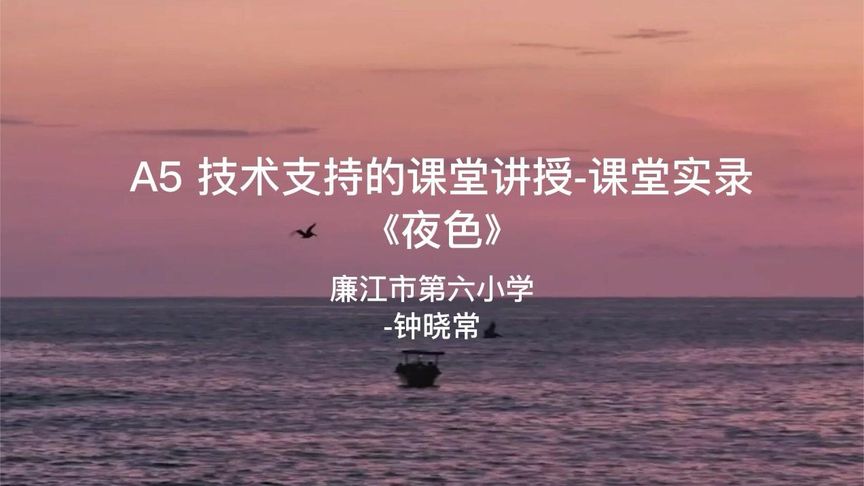 A5 技术支持的课堂讲授-课堂实录.mp4