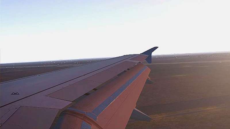 模拟飞行:Xplane11,南方航空320夕阳降落流亭机场!