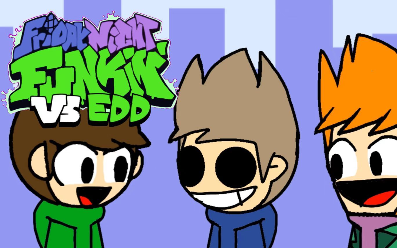 好可爱的三人组!【FNF优质模组】vs EDD 困难模式无伤通关!