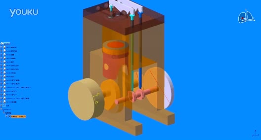 catia发动机运动仿真