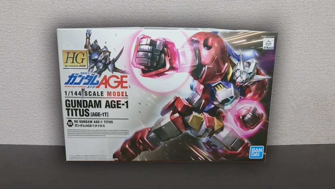 《高达》模型拼装展示!Age-1勇将型(HG AGE)