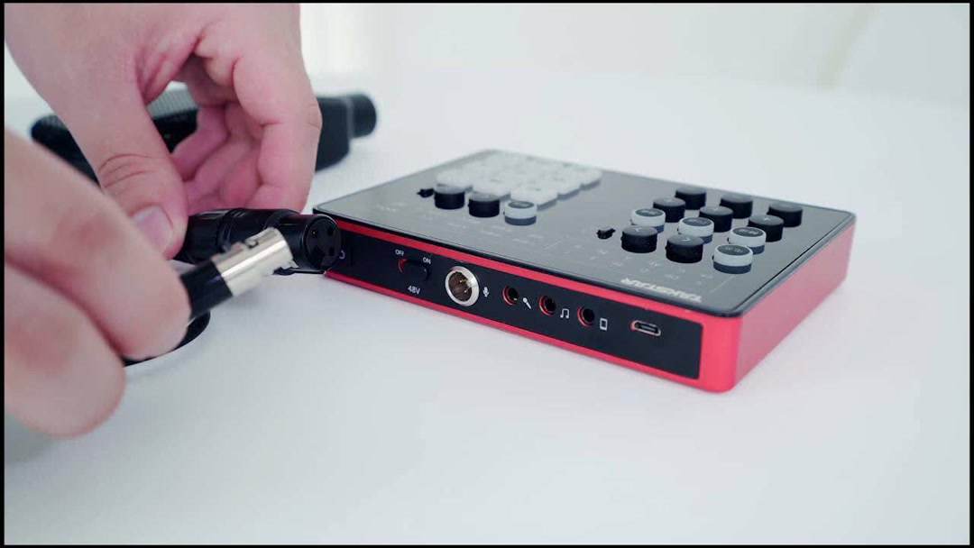 得胜MX1直播K歌声卡,电脑伴奏、手机直播连接教程