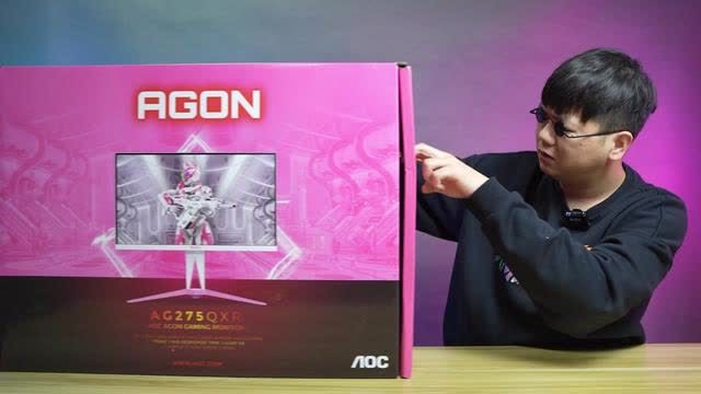 粉粉嫩嫩的显示器是你的菜吗?AOC显示器,AGON显示器,diy电脑,电脑