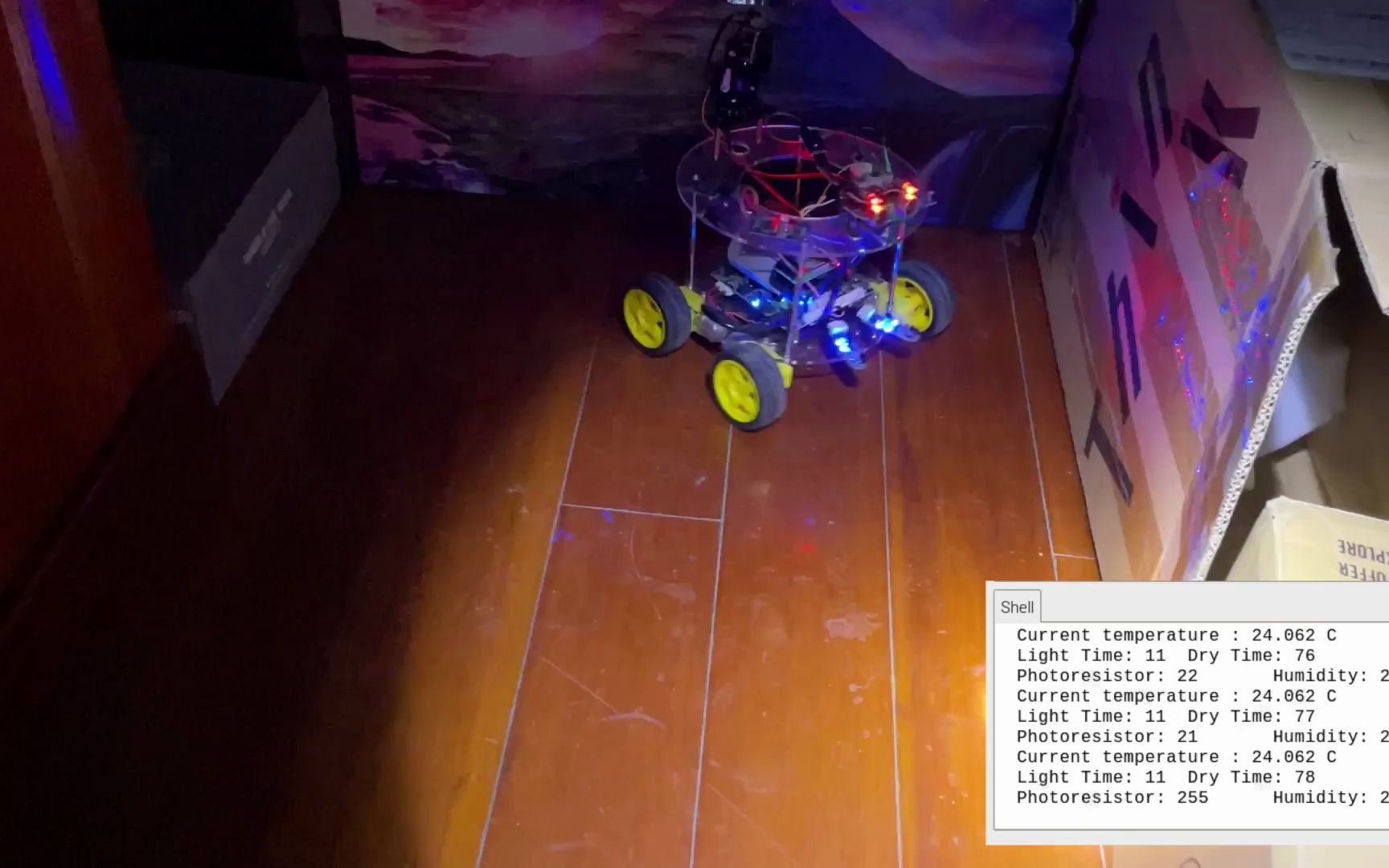 (作品集网站嵌入用)智能花盆功能模型演示