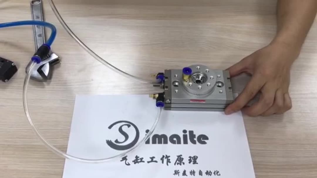 印刷机械设备行业最终发现了【斯麦特】旋转气缸的安装方式简单