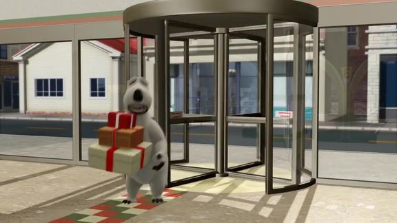 《倒霉熊》贝肯与旋转门