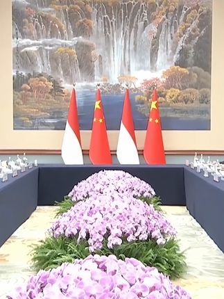 现场视频!习近平会见印度尼西亚总统佐科。