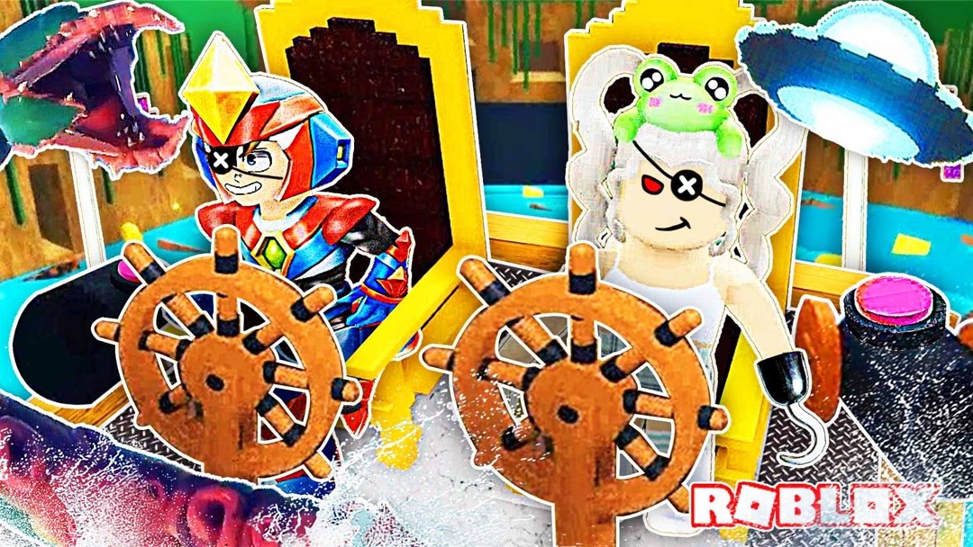 Roblox模拟造船 外星人在我的马桶船里抽水抽了个寂寞