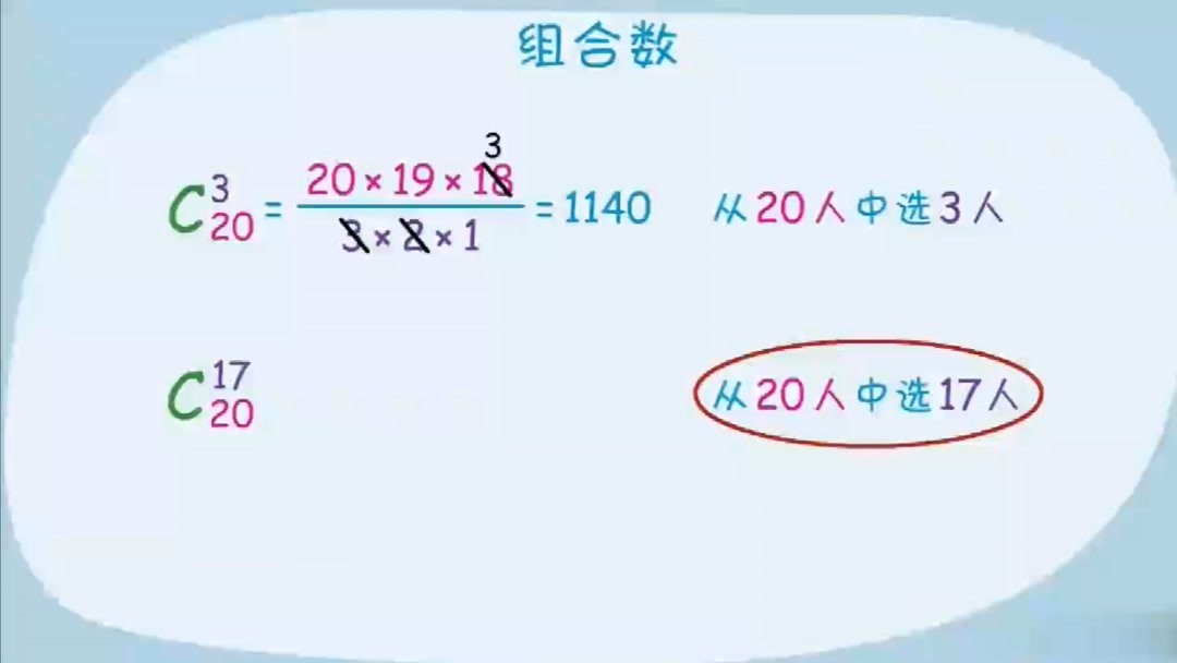 5年级 054 组合数性质及应用