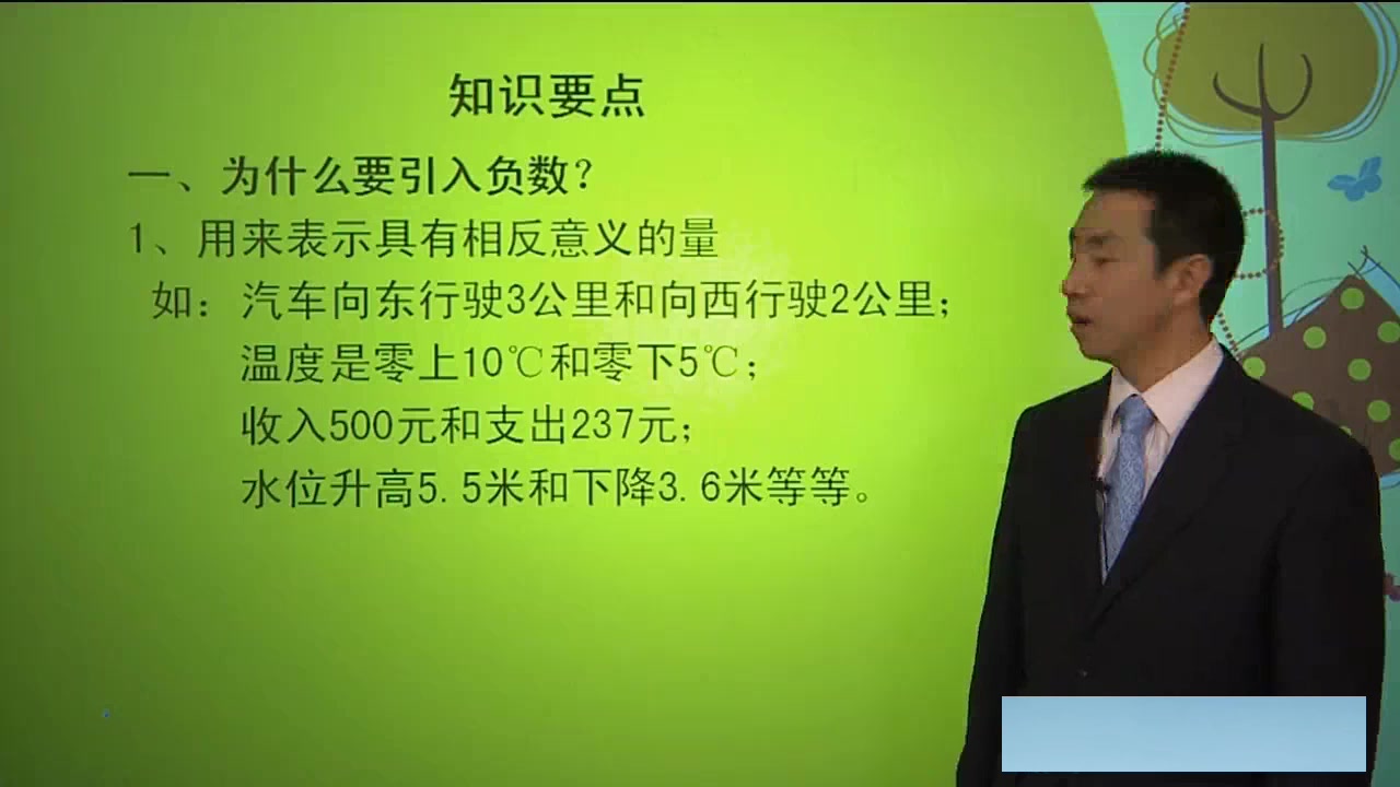 初一数学上册 b02数轴和相反数