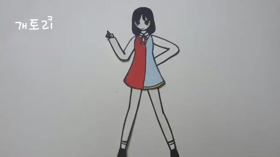 定格动画:跟着我左右右手一个慢动作