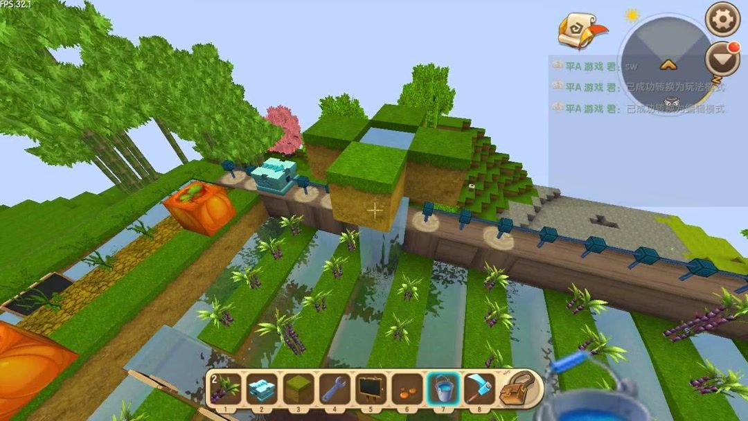 迷你世界生存建筑教学 别墅教你如何做美观的自动农场