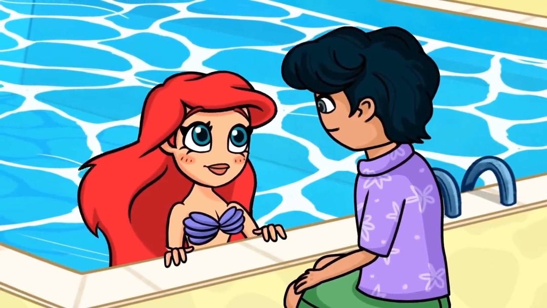 牛油果动画:小美人鱼公主遇见了王子!