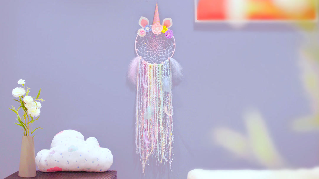 最仙气的独角兽捕梦网教程,简单又详细,关键超好看啊