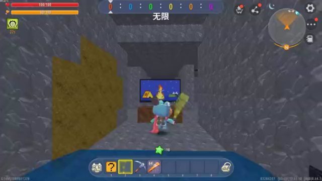 迷你世界:SCP生存第三天,矿洞寻宝遇到怪物"卡通猫"!