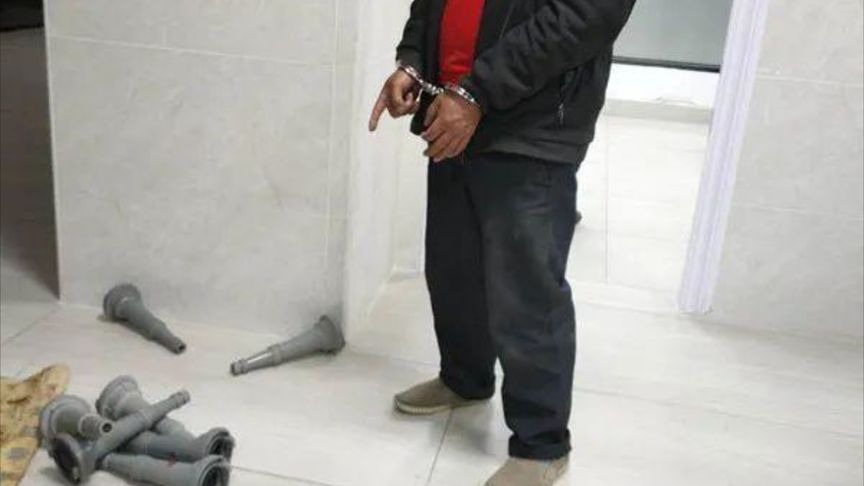 男子没钱起歹意偷“消防枪枪头”,出事你担!