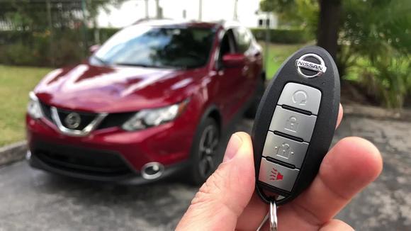 2019款日产逍客Sport按下钥匙,打开车门看到内饰,还要啥本田XRV