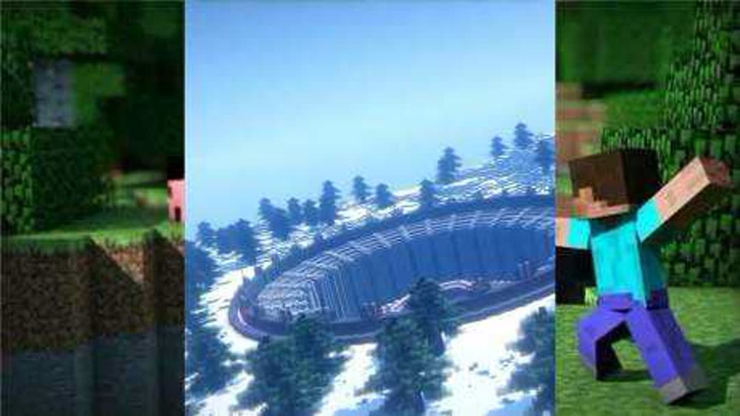 我的世界搞笑:建造超大型末影传送门!帅到无法形容!