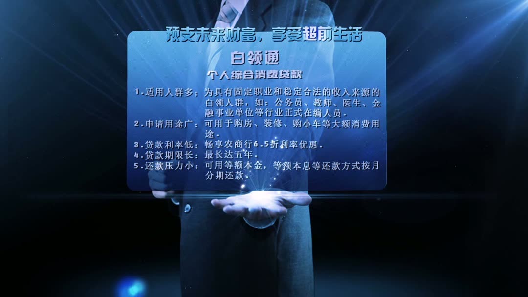 山西灵石农村商业银行个人贷款产品宣传片