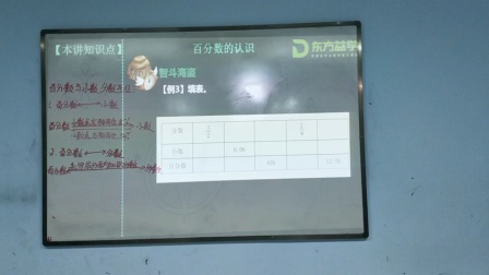 2020暑假北师大版第一讲百分数的认识(例3)
