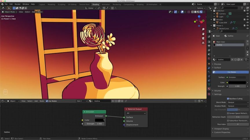 blender GP蜡笔初学者教程-二维和三维动画-第1部分
