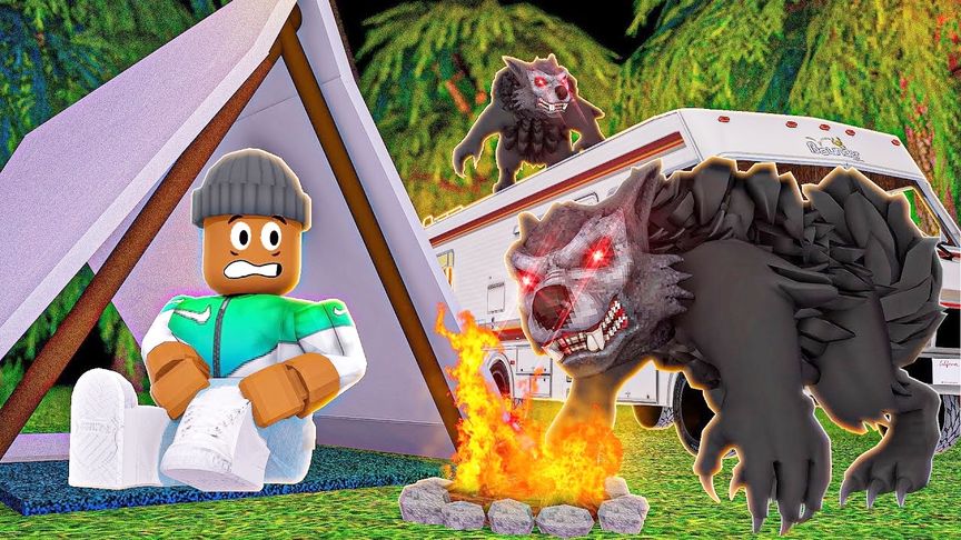 小格解说 Roblox露营故事模拟器3:遭遇可怕狼人!居然变身杀手?