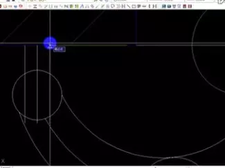 模具设计视频教程-牛角进胶的2D画法