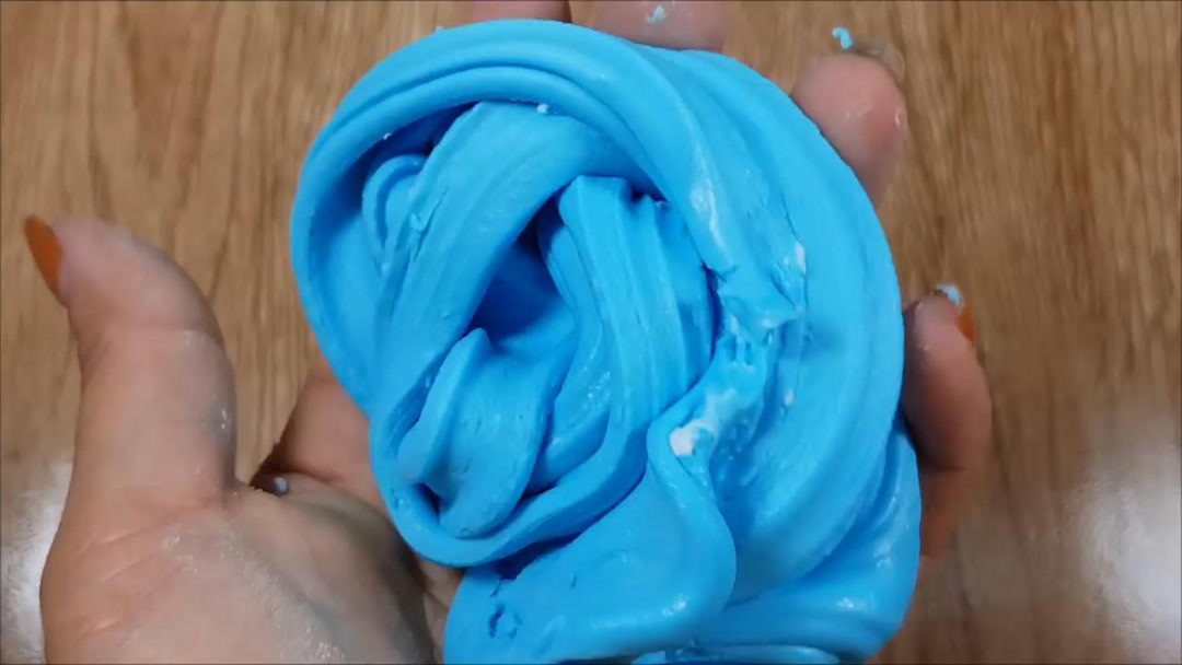 两种材料自制无硼砂无胶水的史莱姆,适合没有材料的新手