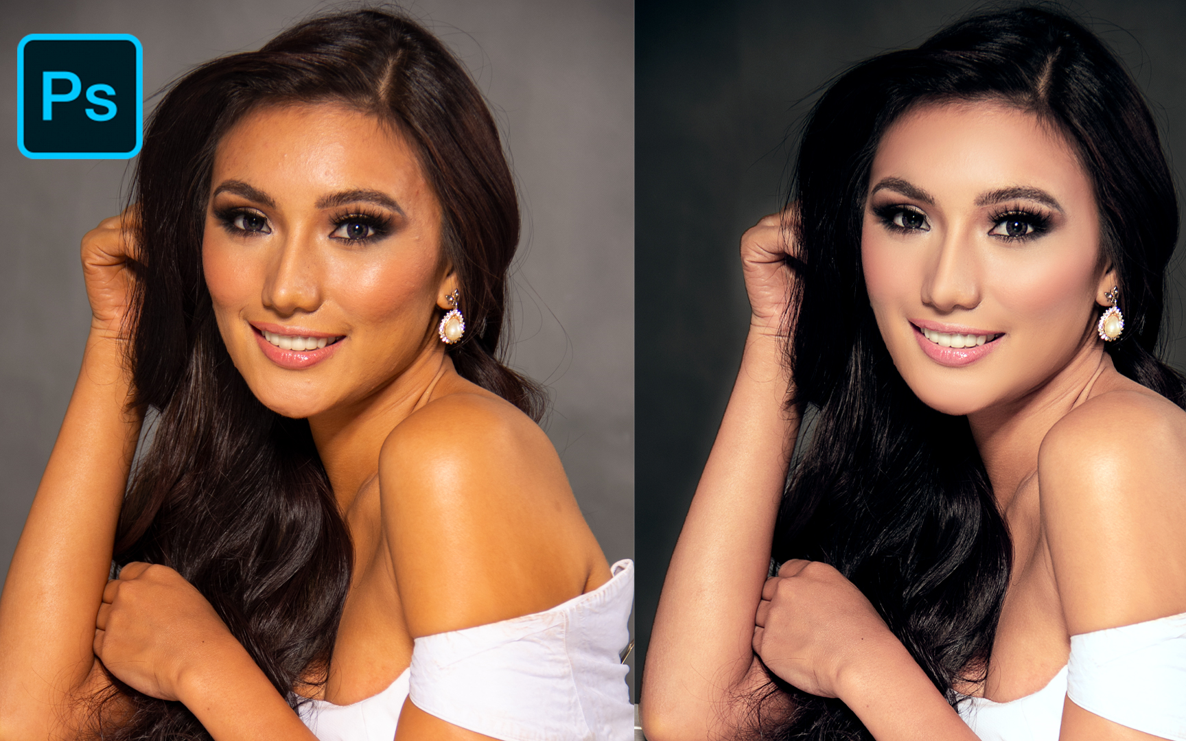 PS人像后期-颜色校正、修瑕疵、磨皮、调色全流程新手也能看得懂