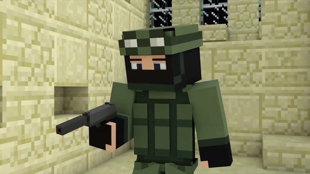 我的世界动画:小伙伴CSGO