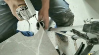 瓷砖圆形切割演示