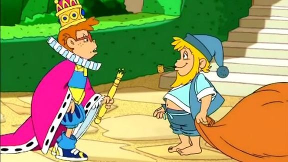 动漫《安娜的故事》:渔夫在海滩上捡到螃蟹,跑去花园卖给陛下!