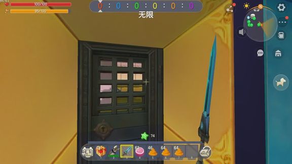 迷你世界:富人家,锁了门以为我进不去?口水喵可是学过的