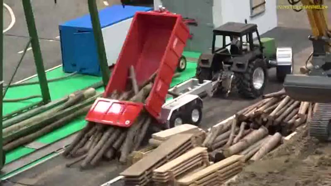 儿童挖掘机视频表演大全 工作表演视频
